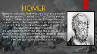 ILiad by: HOMER | PPTX
