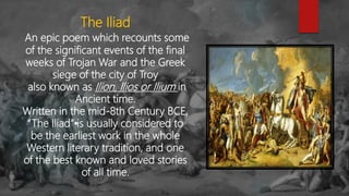 ILiad by: HOMER | PPT