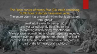 ILiad by: HOMER | PPTX