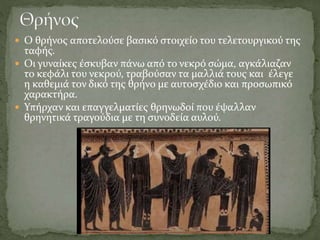 ΤΑΦΙΚΑ ΕΘΙΜΑ ΣΤΗΝ ΙΛΙΑΔΑ | PPTX