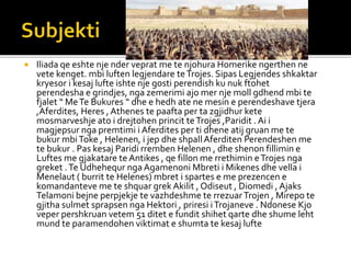 iliada analize , Analize e Iliades | PPTX
