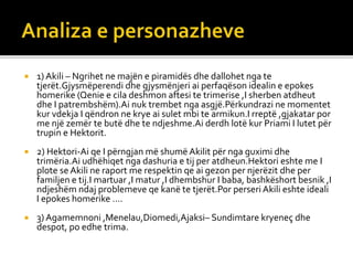 iliada analize , Analize e Iliades | PPTX