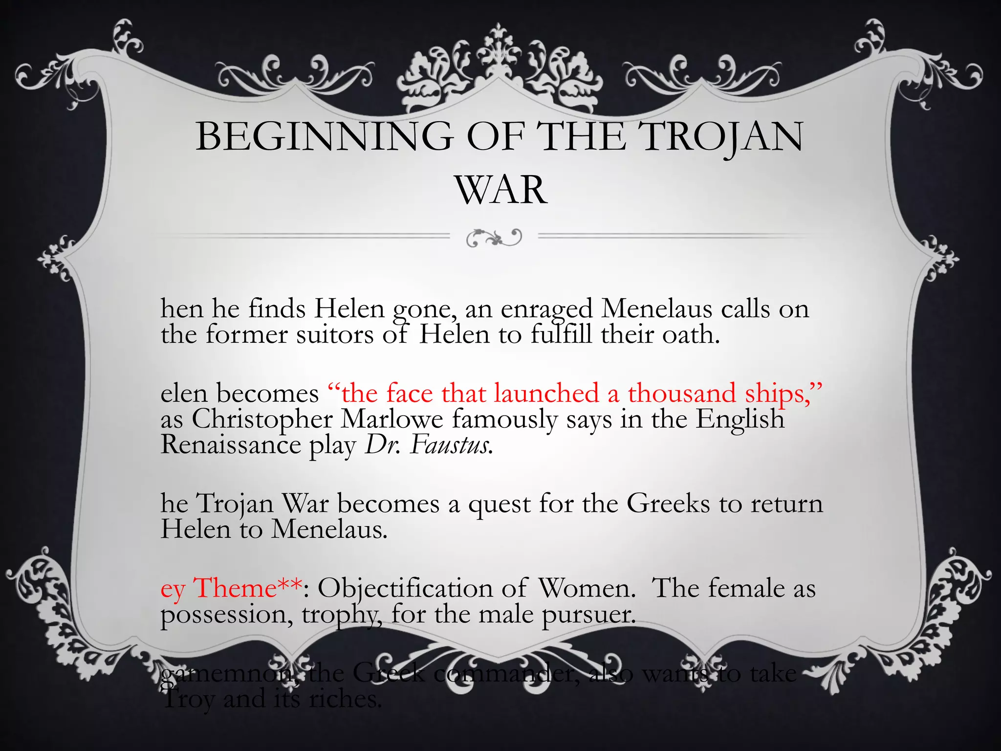 Iliad greek myth homer pgp | PPT