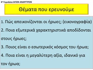 Ήρωες της Ιλιάδας | PPTX