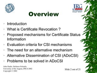 Certificate Revocation: What Is It And What Should It Be | PDF