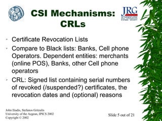 Certificate Revocation: What Is It And What Should It Be | PDF