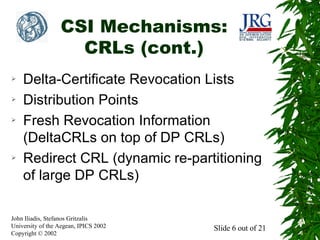 Certificate Revocation: What Is It And What Should It Be | PDF