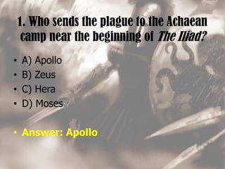 Iliad summary | PPTX