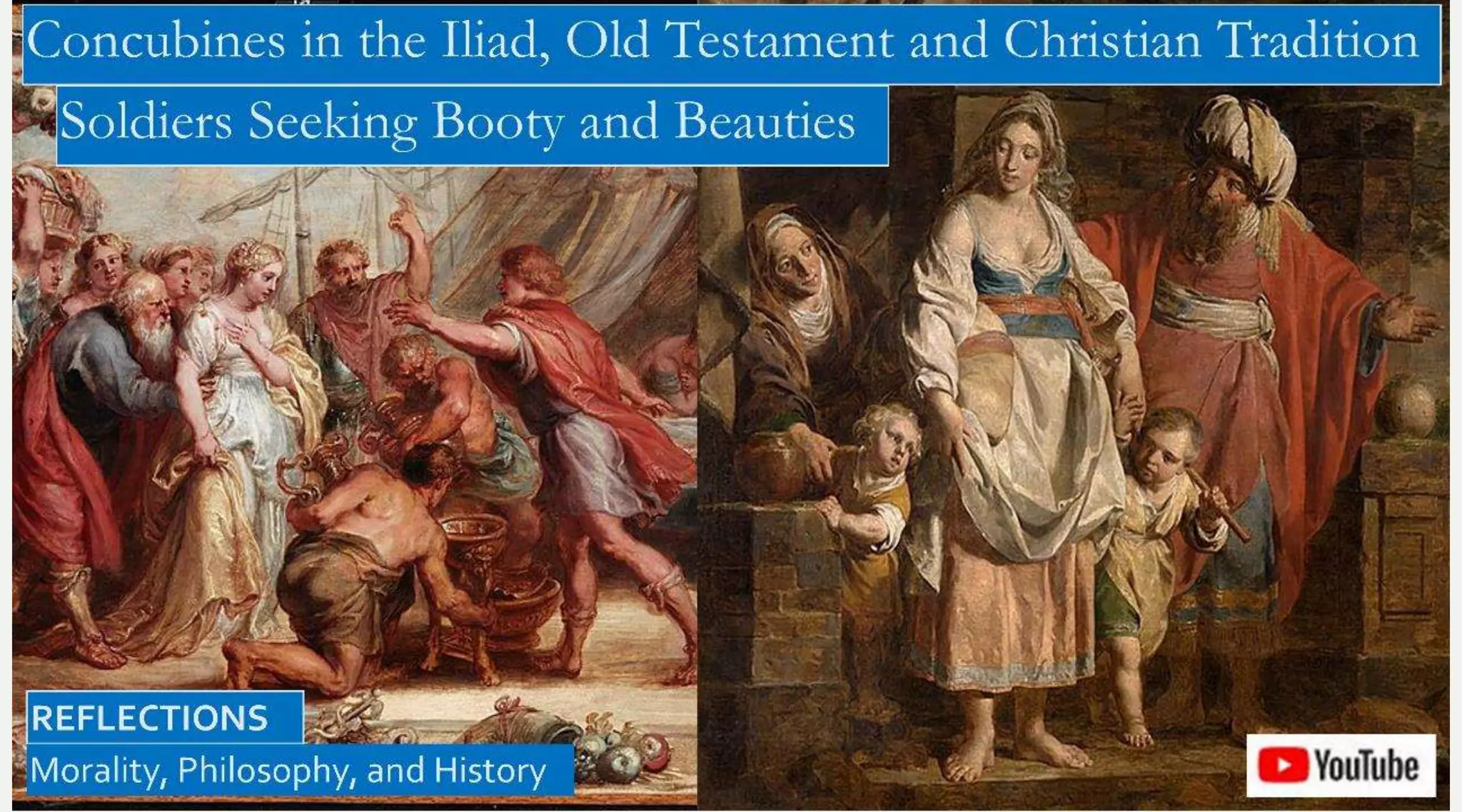 Concubines in the Iliad, Old Testament and Christian Tradition | PDF