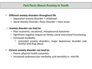 Anxiety Disorders: What School Counsellors Need to Know | PPTX