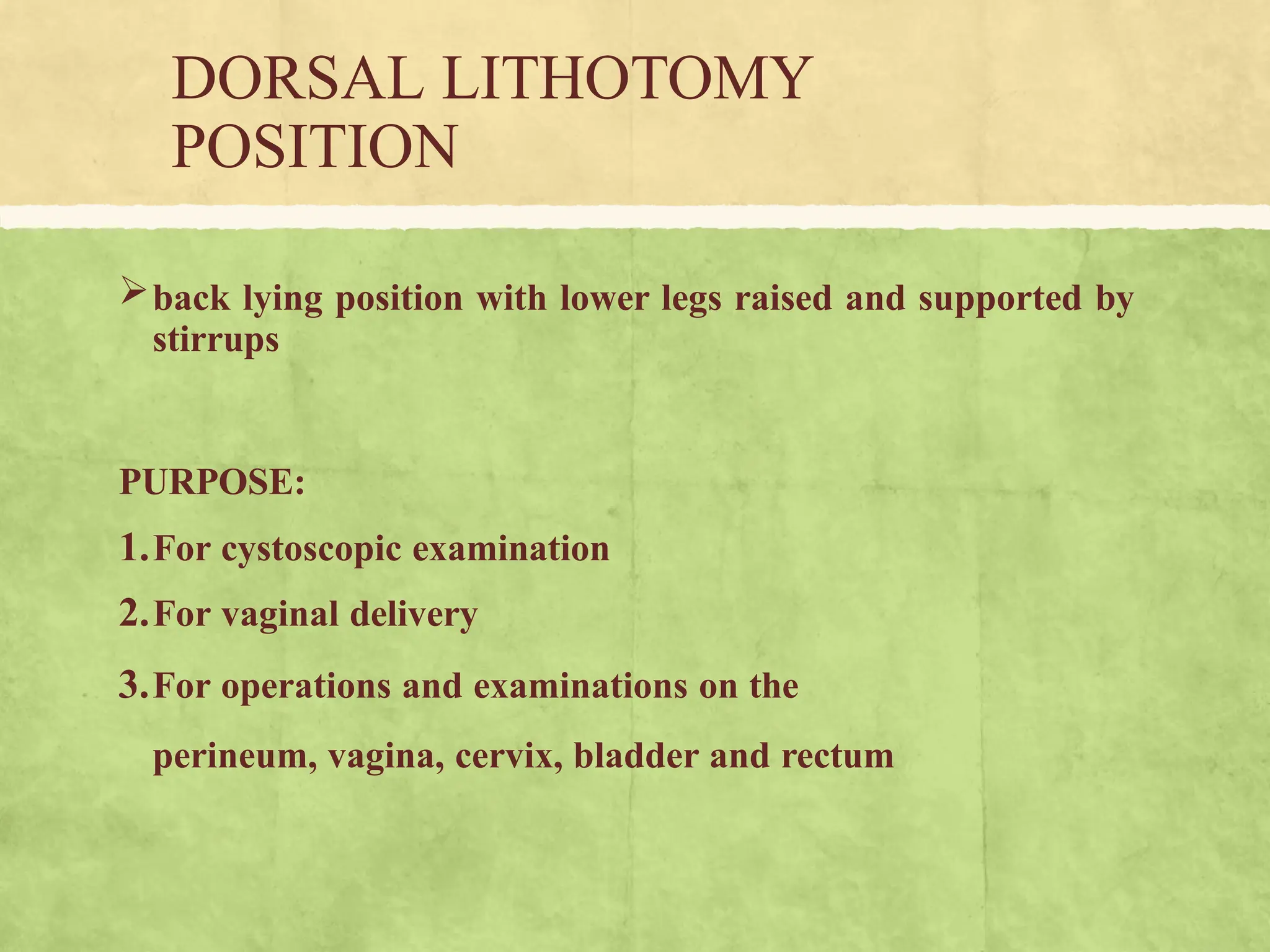 Positioning and Draping of Patients During Medical Examination in the ...