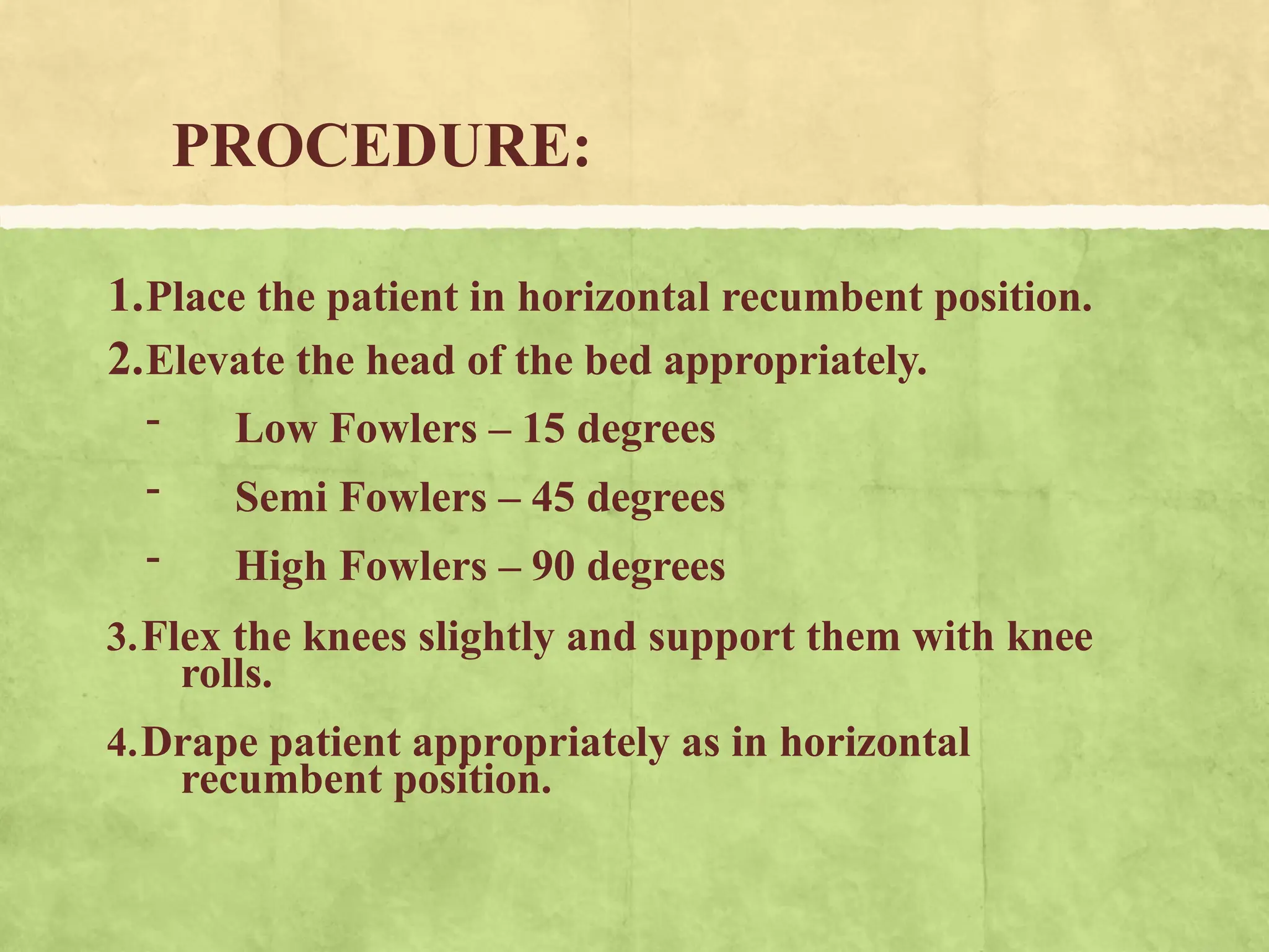 Positioning and Draping of Patients During Medical Examination in the ...