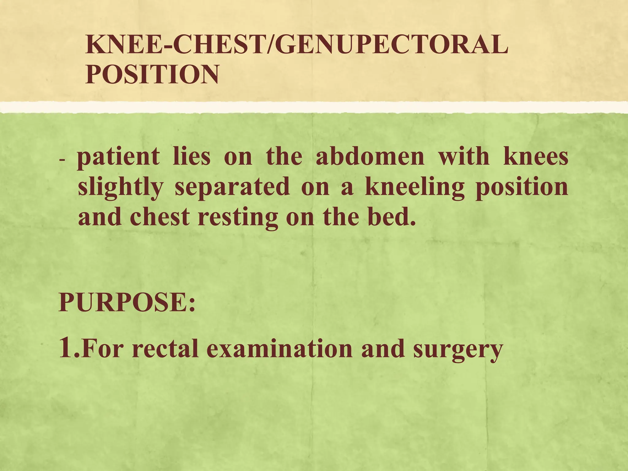 Positioning and Draping of Patients During Medical Examination in the ...