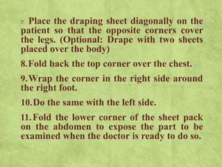Positioning and Draping of Patients During Medical Examination in the ...