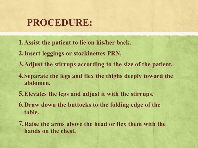 Positioning and Draping of Patients During Medical Examination in the ...