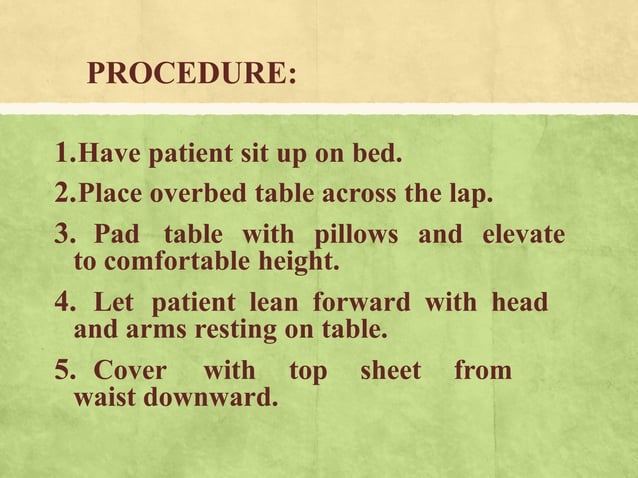 Positioning and Draping of Patients During Medical Examination in the ...