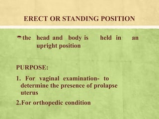 Positioning and Draping of Patients During Medical Examination in the | PPTX