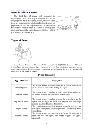 PPG- Power: Nature, Dimensions, Types and Consequences | PDF