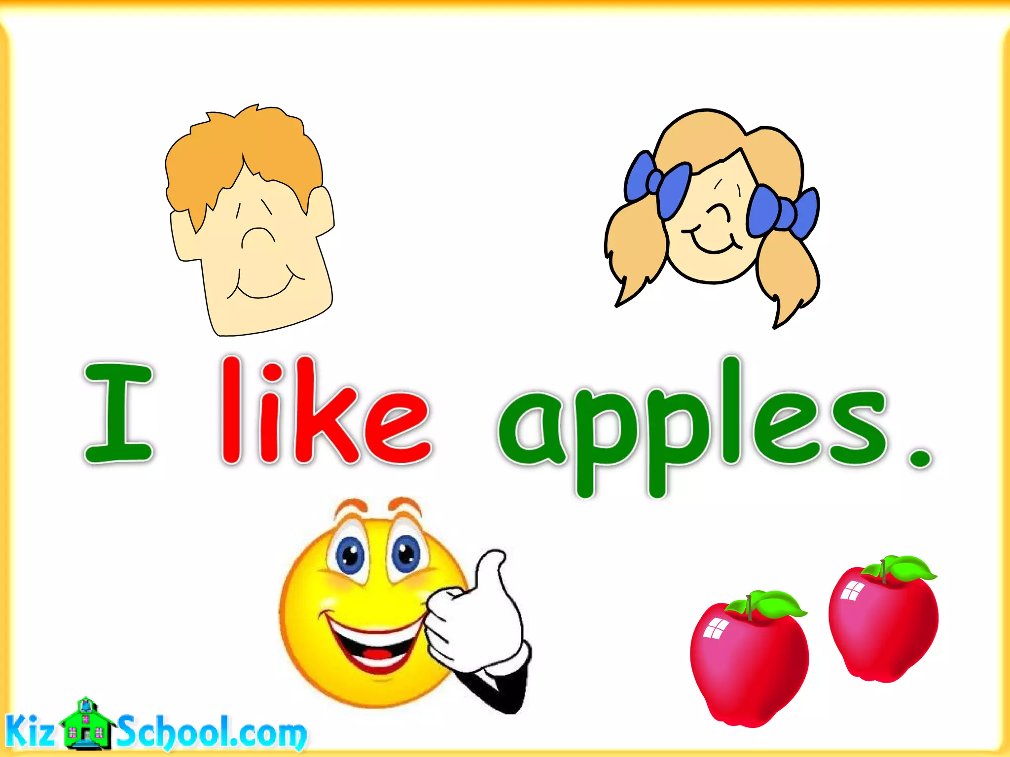 I like i dont like fruit | PPT