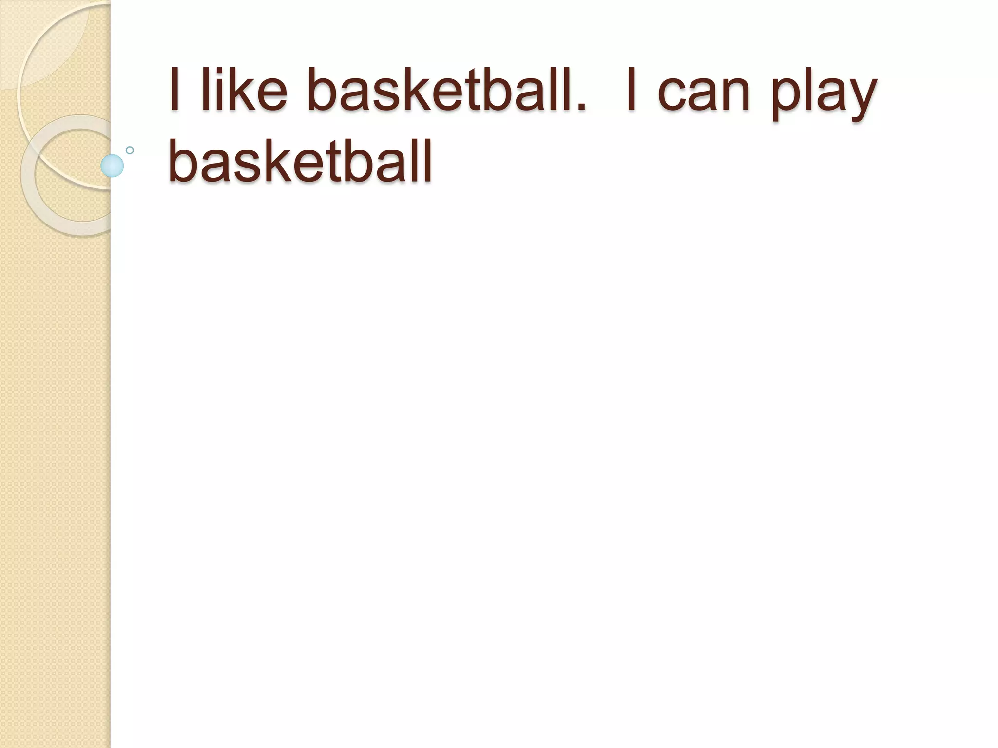 I like sports | PPTX | Sports