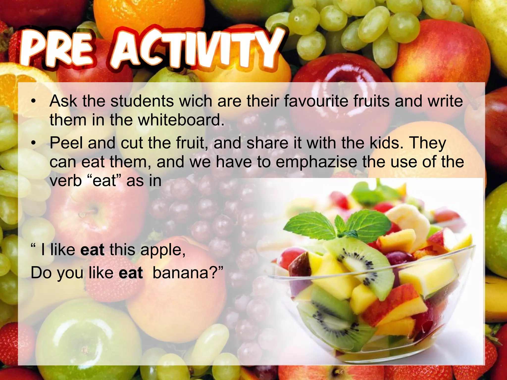 I like to eat! (kids song) | PPT