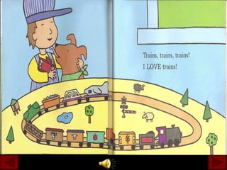 I like trains talking book | PPT