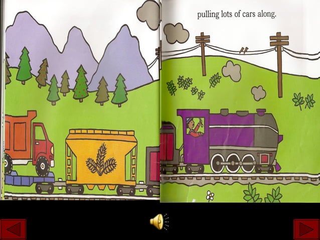 I like trains talking book | PPT