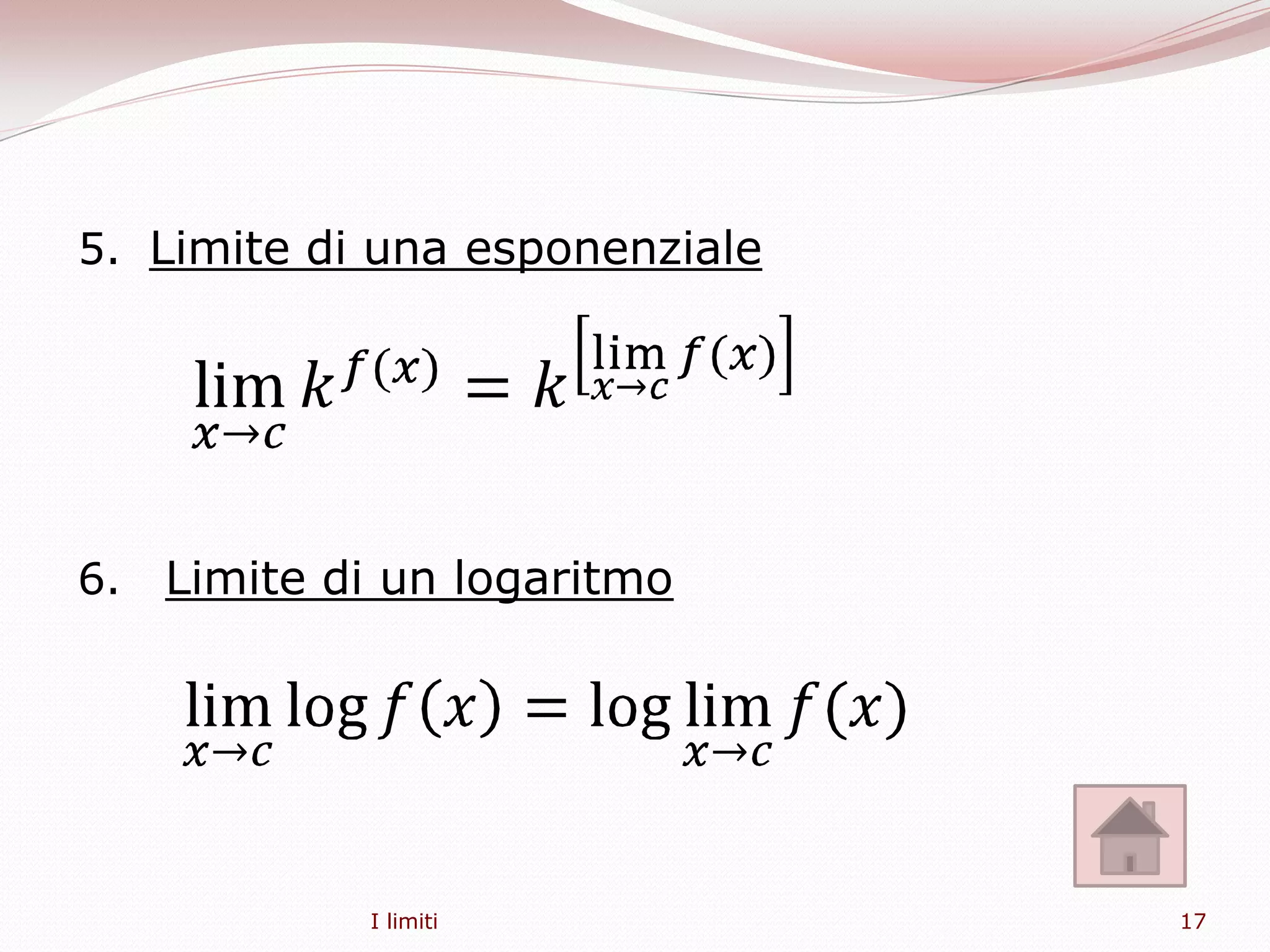 Introduzione e teoremi sui limiti | PPTX