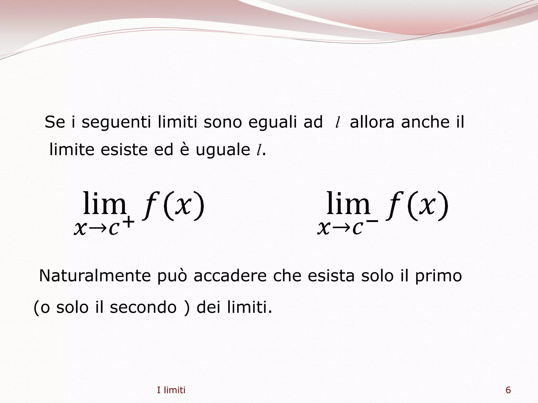 Introduzione e teoremi sui limiti | PPTX