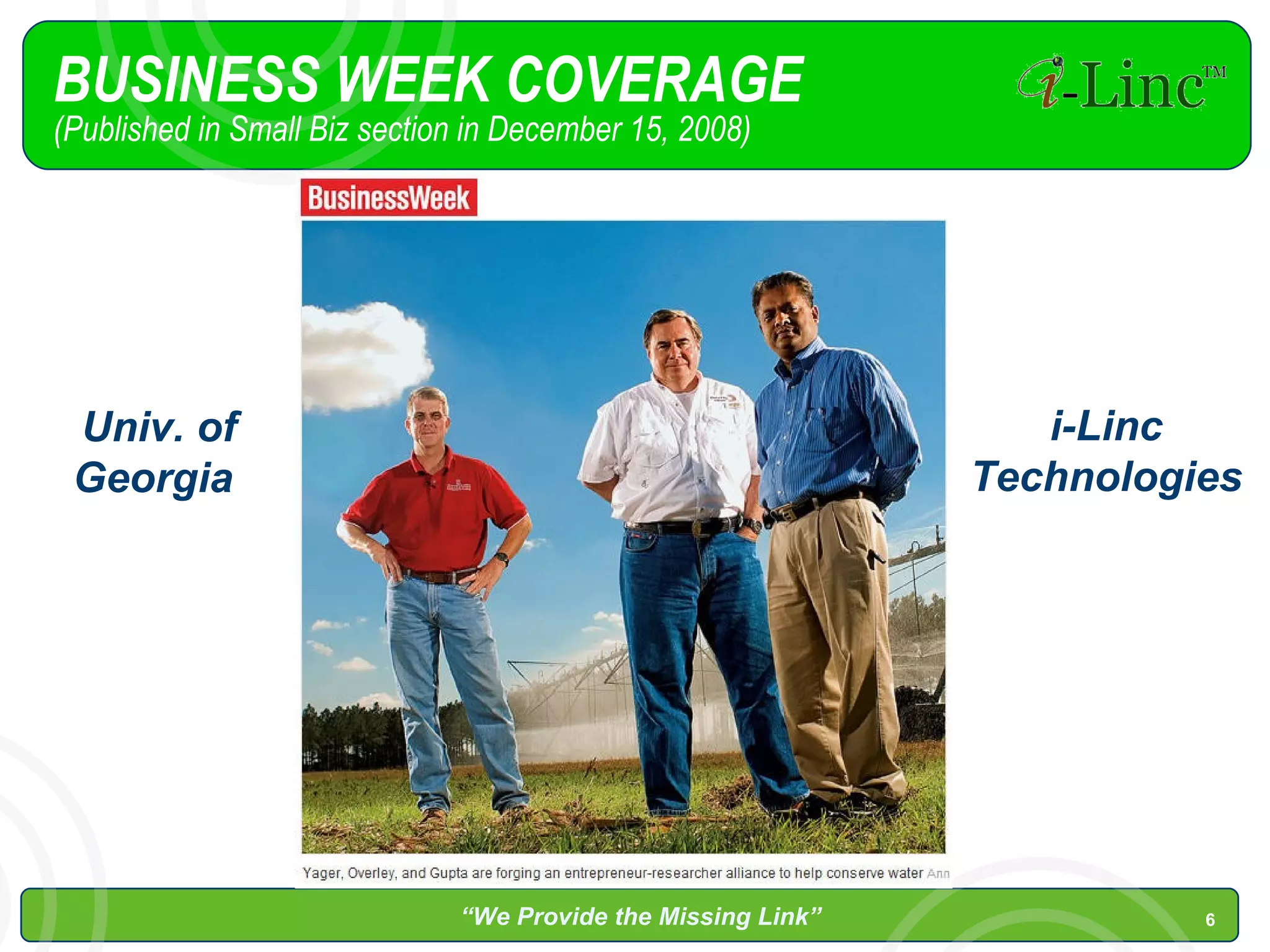 I Linc Technologies Marketing Presentation | PPS