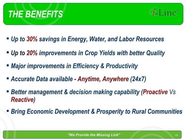 I Linc Technologies Marketing Presentation | PPS