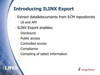 ILINX Export Demo | PPT
