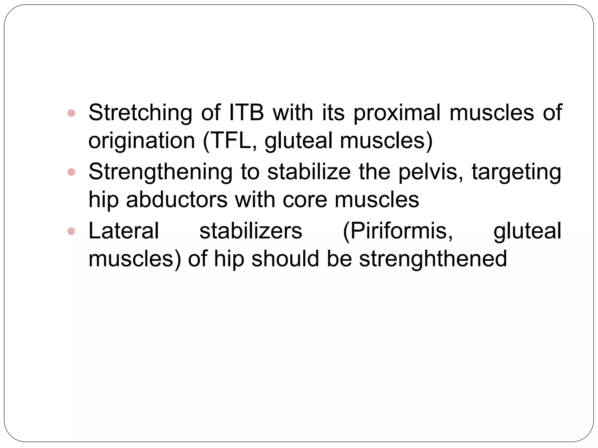 Iliotibial band friction syndrome amongst runners | PPTX