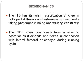 Iliotibial band friction syndrome amongst runners | PPT