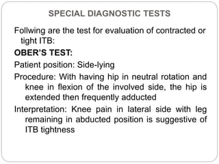 Iliotibial band friction syndrome amongst runners | PPT