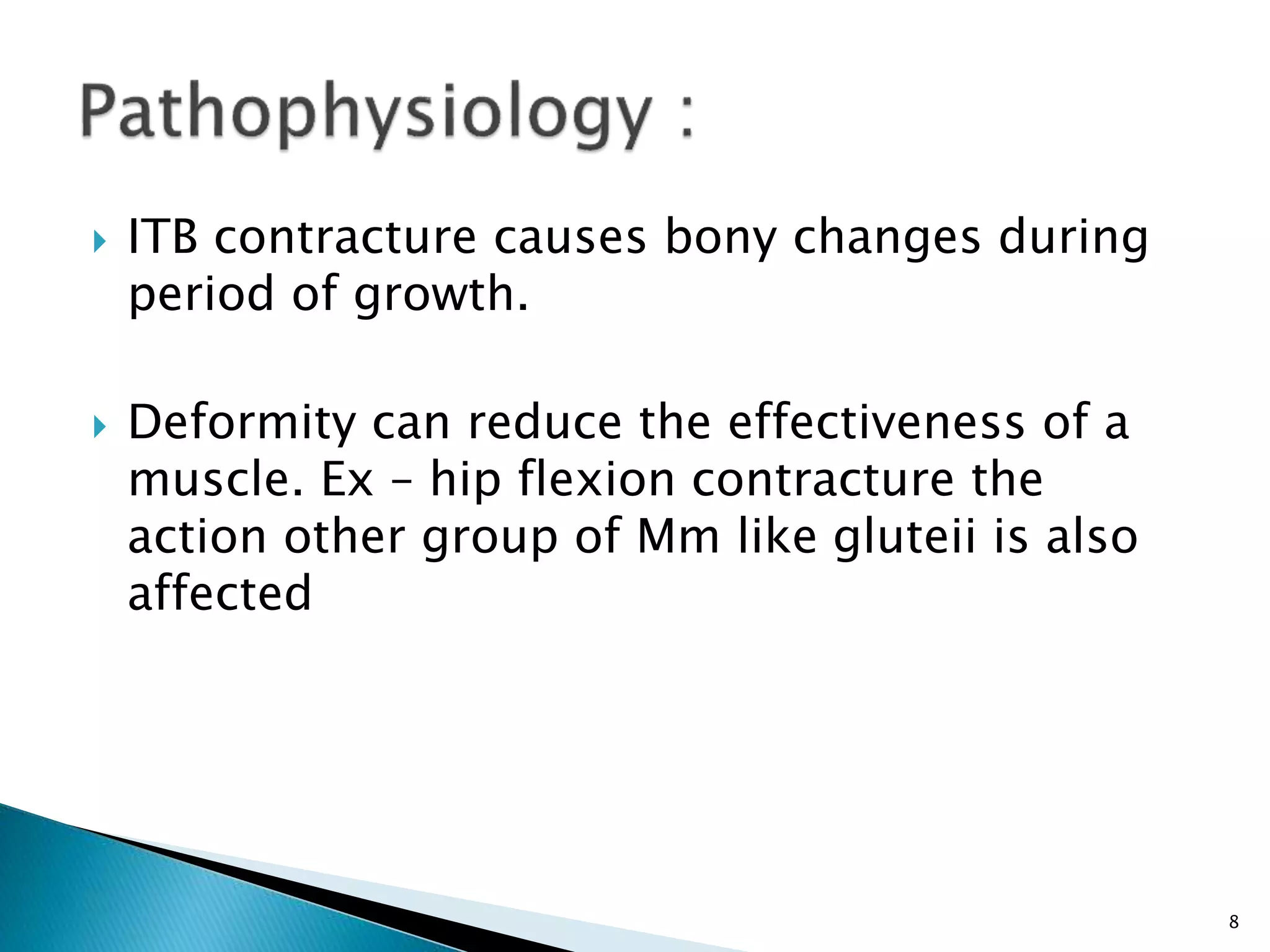 Iliotibial band contracture | PPTX
