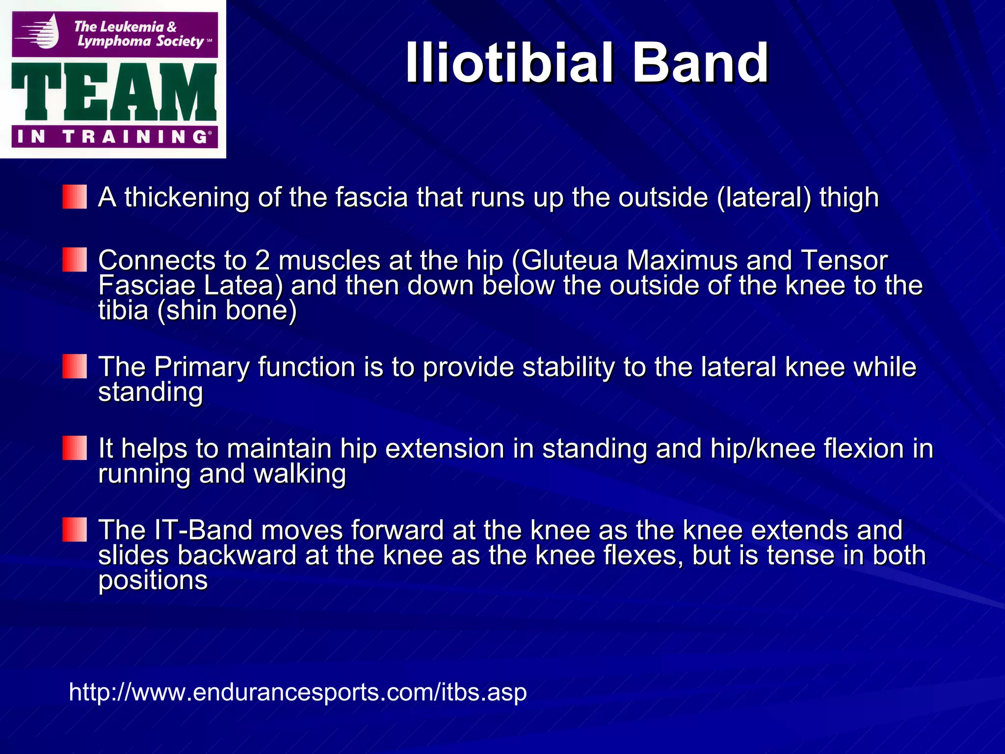 Iliotibial Band Syndrome (Itbs) | PPT