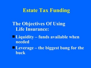 Life Insurance Trusts and Charitable Planning Techniques | PPT