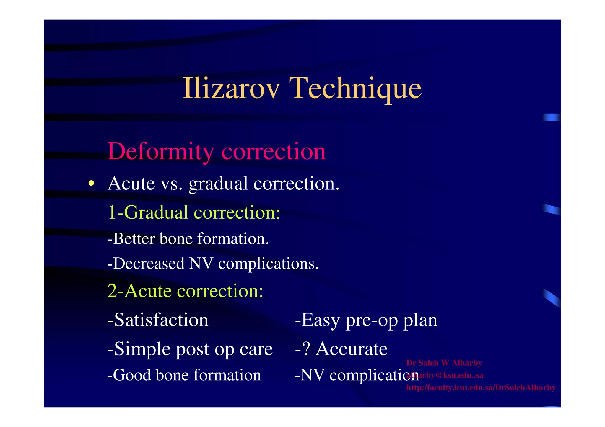 Ilizarov technique | PDF