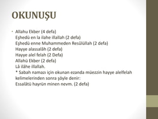 Ilkokul 11. hafta ezan | PPT