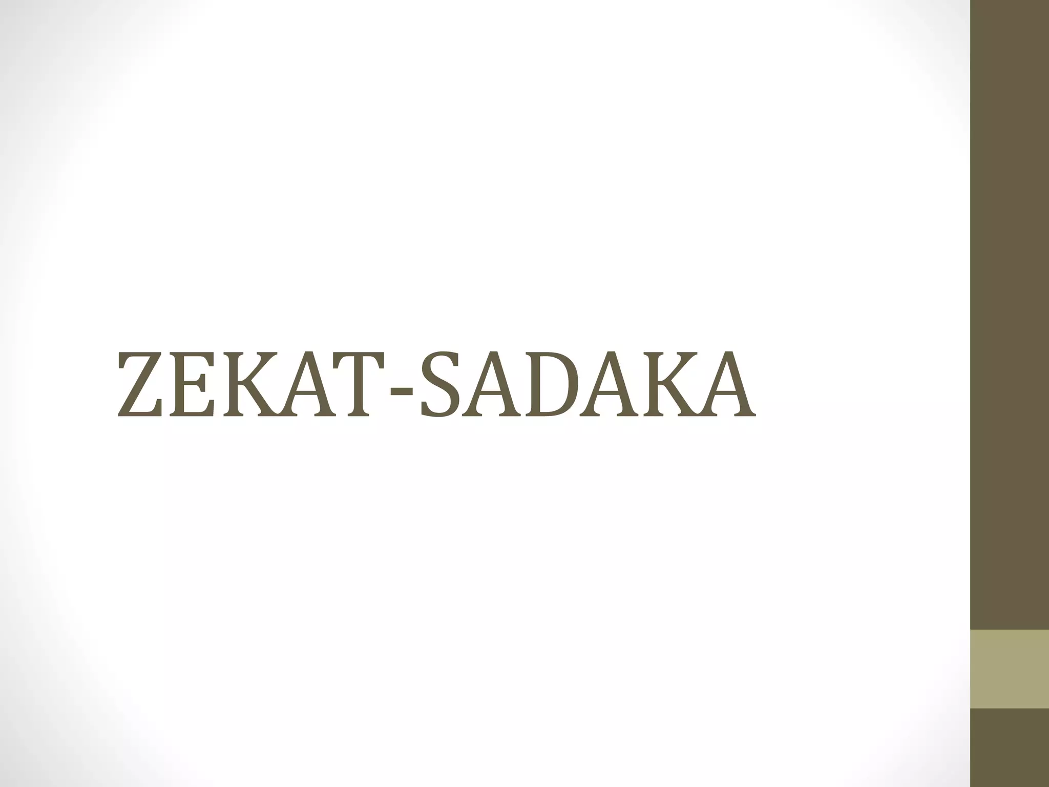 İlkokul Zekat, Sadaka | PPTX