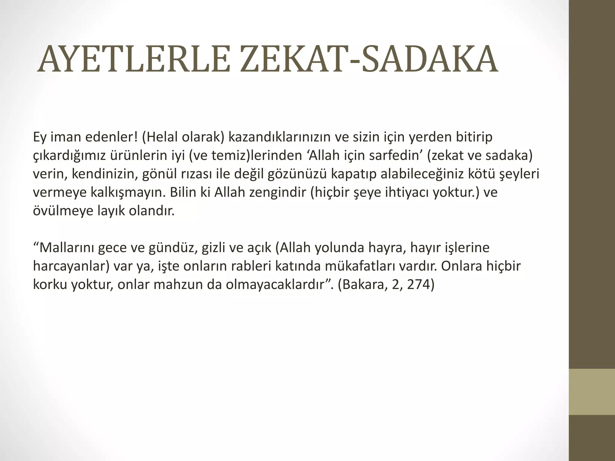 İlkokul Zekat, Sadaka | PPTX