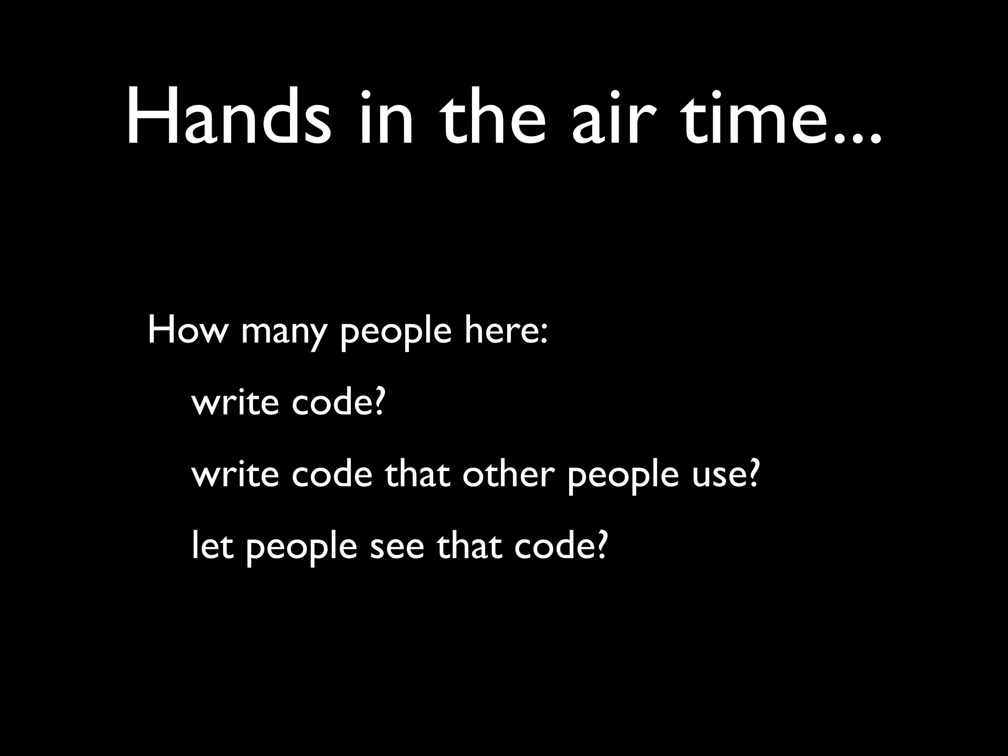 I'll Show You Mine If You Show Me Yours... | PDF