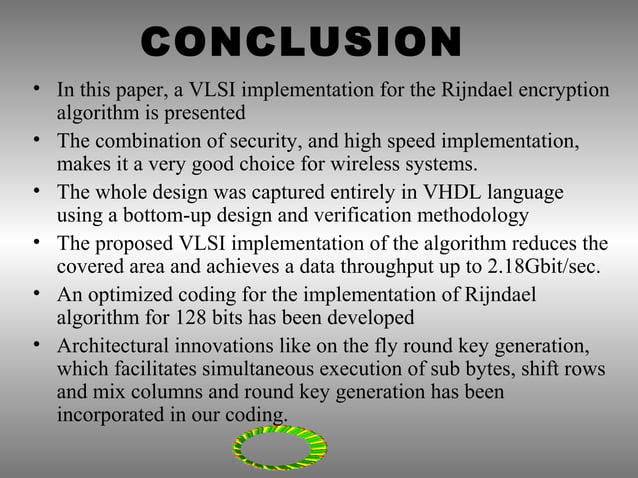 Fault Detection Scheme for AES Using Composite Field | PPT