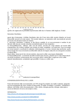 Il laser dalla nascita alle odierne applicazioni | DOCX | Physics | Science