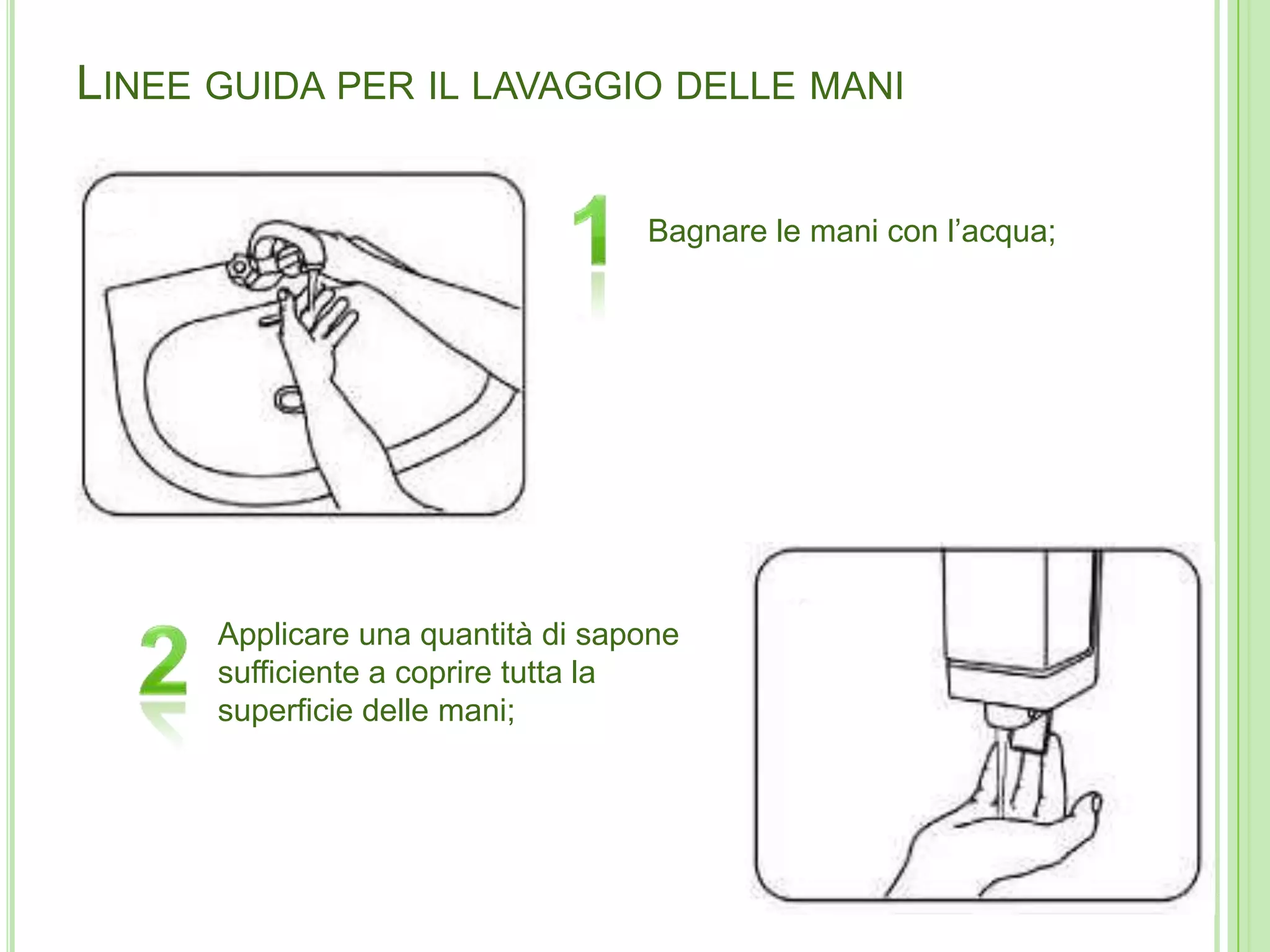 Il lavaggio delle mani | PPTX