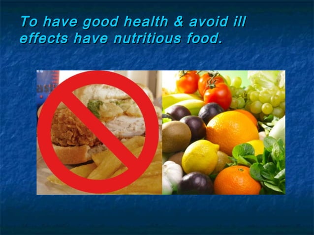 Ill effects of junk food on health (1) | PPT