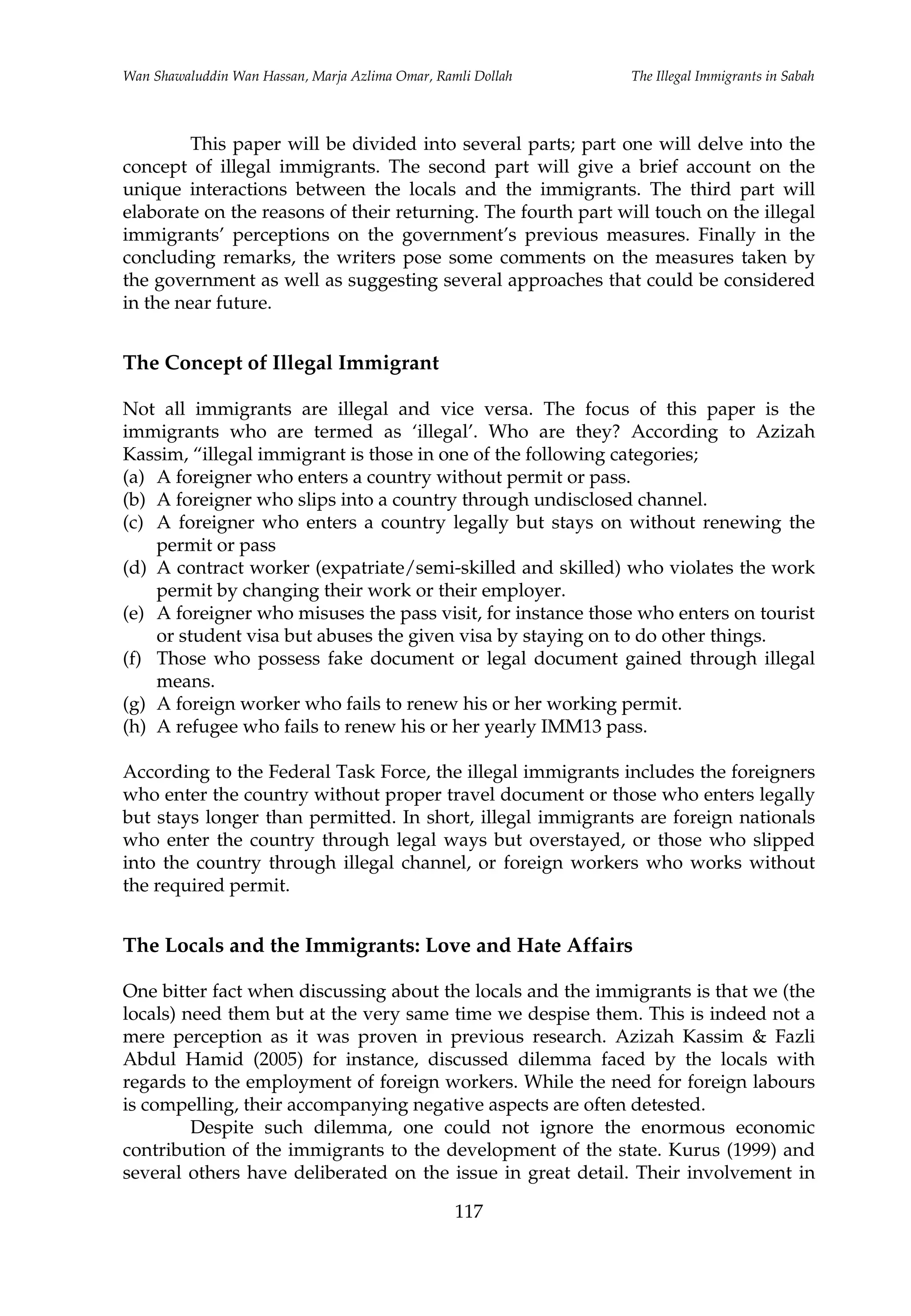 Illegal immigrants in sabah | PDF