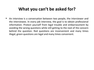 Illegal Questions | PPT