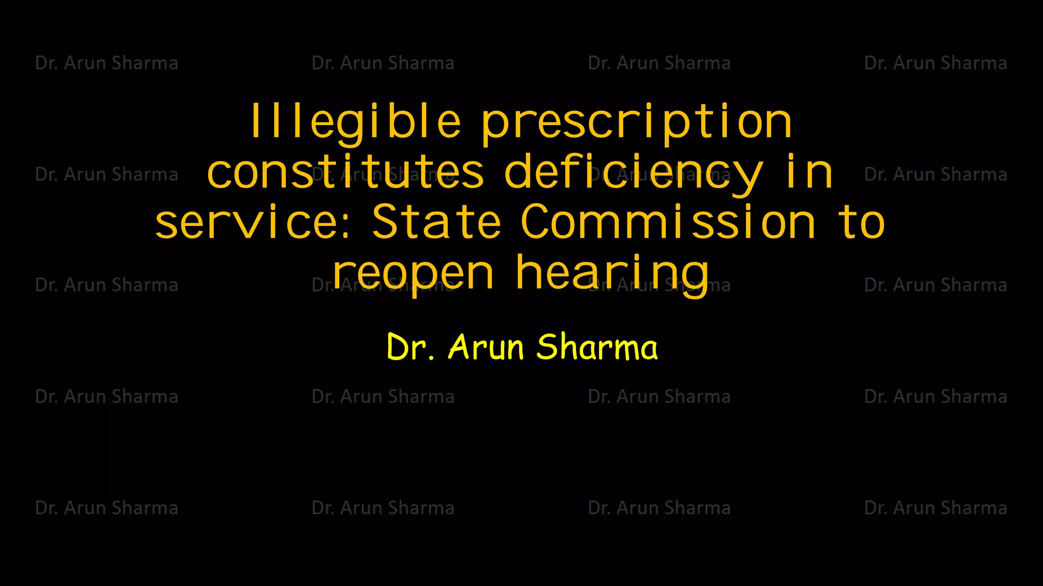 Illegible prescription could lead to deficiency in service | PDF